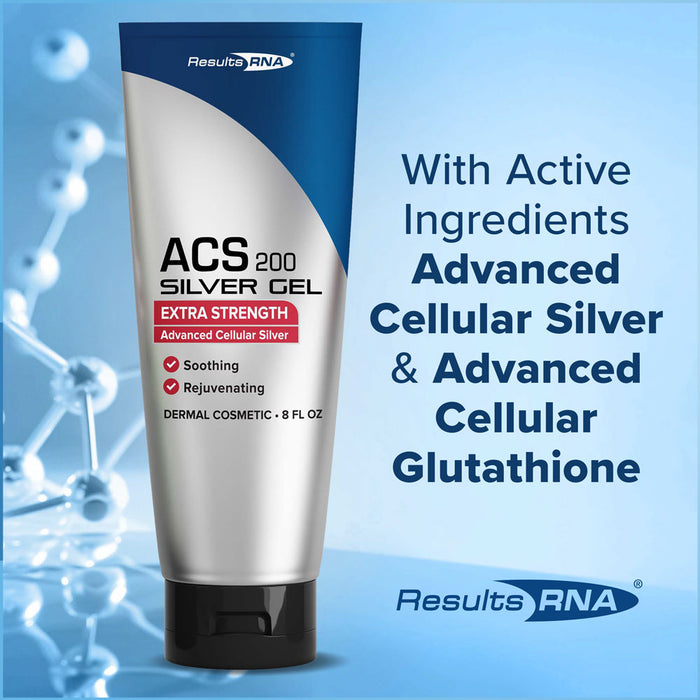 ACS 200 Silver Glutathione Gel: Topical Skin Health and Antioxidant ...