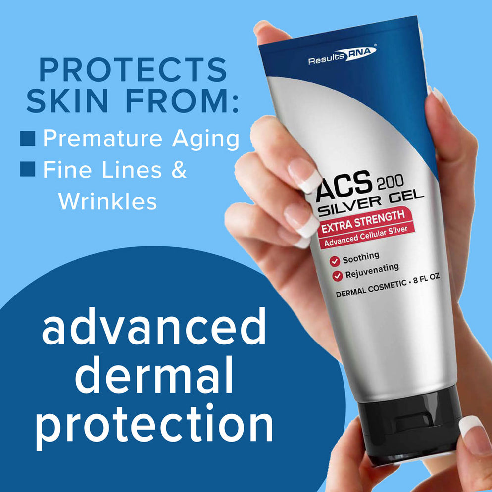 ACS 200 Silver Glutathione Gel: Topical Skin Health and Antioxidant ...