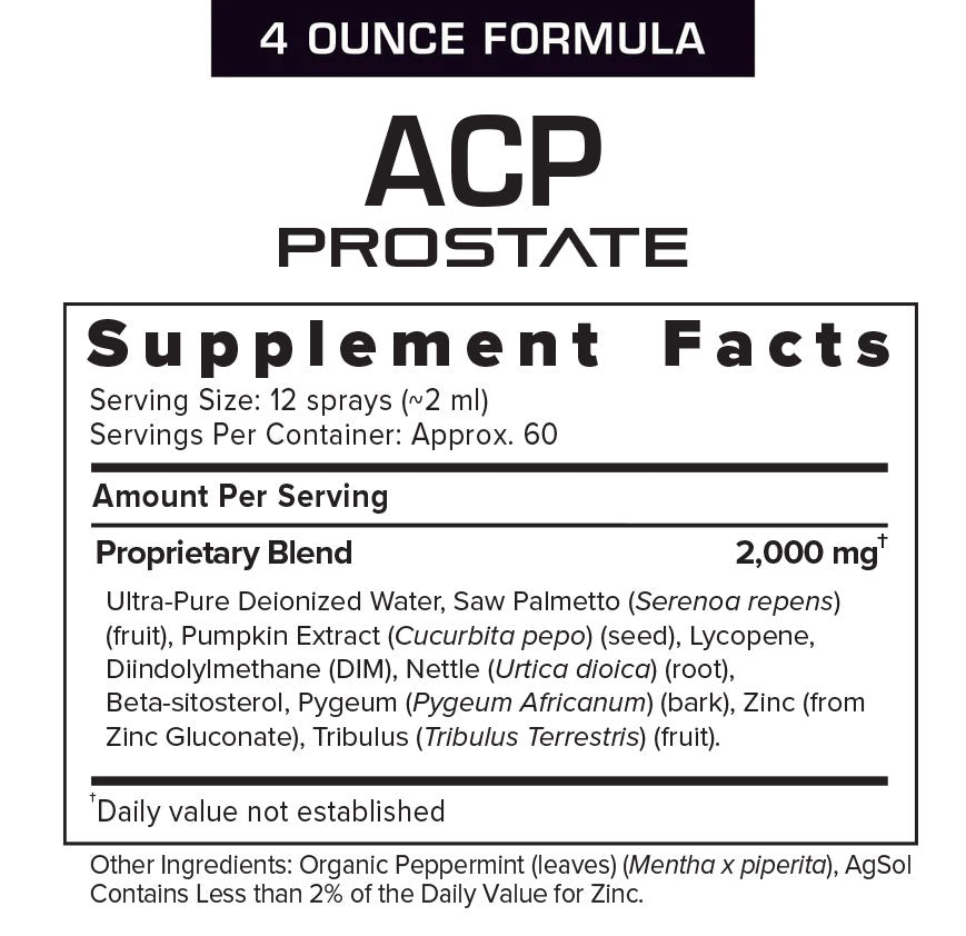 ACP Prostate: Proactive Prostate Health Supplement for Men — Results RNA