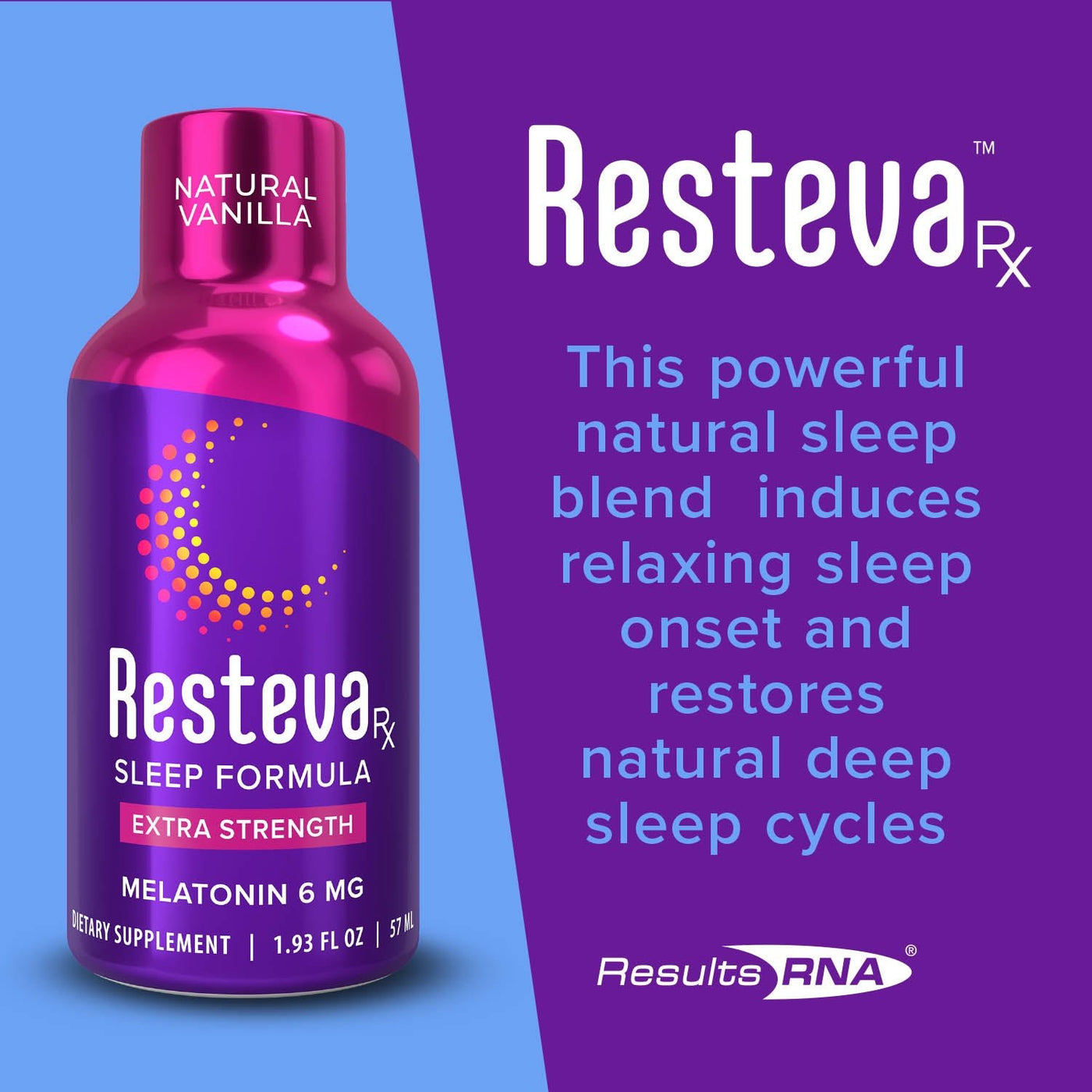 Resteva RX: Natural Sleep Aid for Restorative Sleep and Relaxation ...