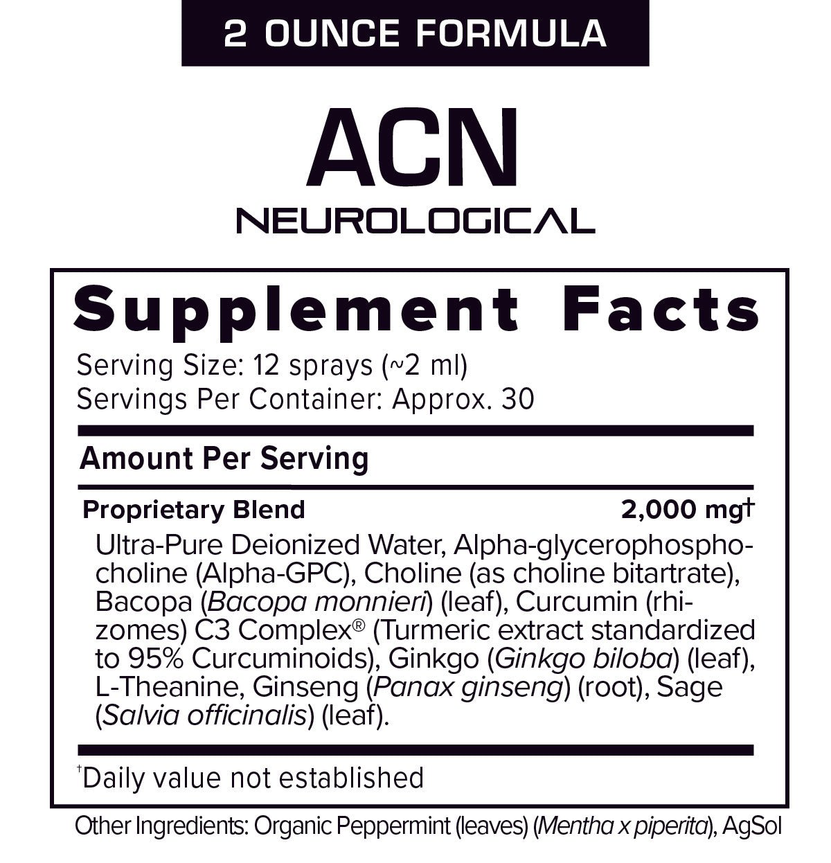 ACN Neurological: Advanced Brain Boosting Supplement for Cognitive ...