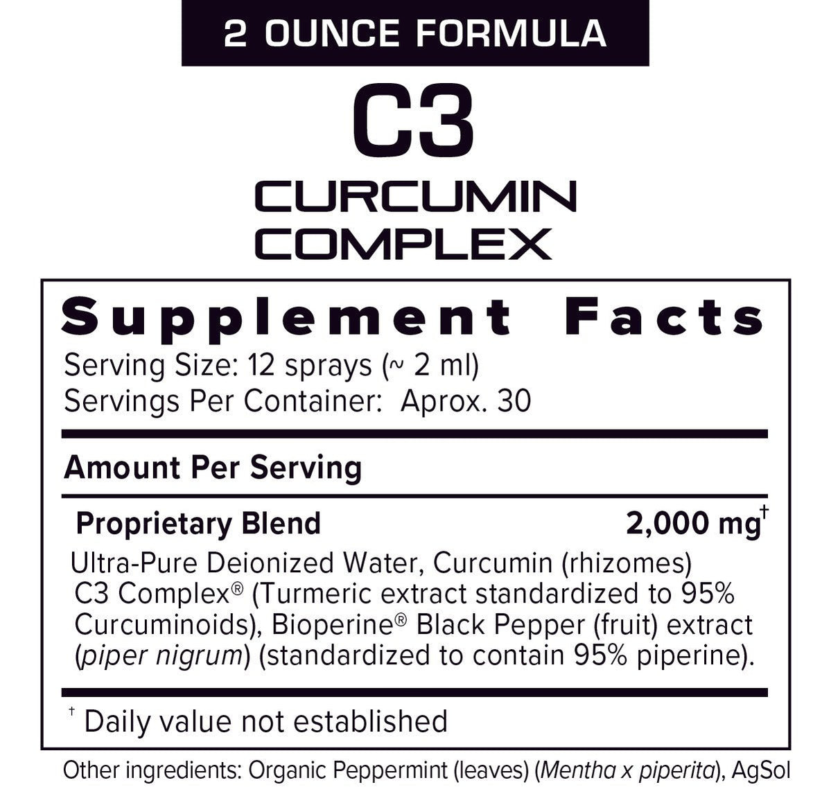 C3 Curcumin Complex Extra Strength: Potent Anti-Inflammatory and ...